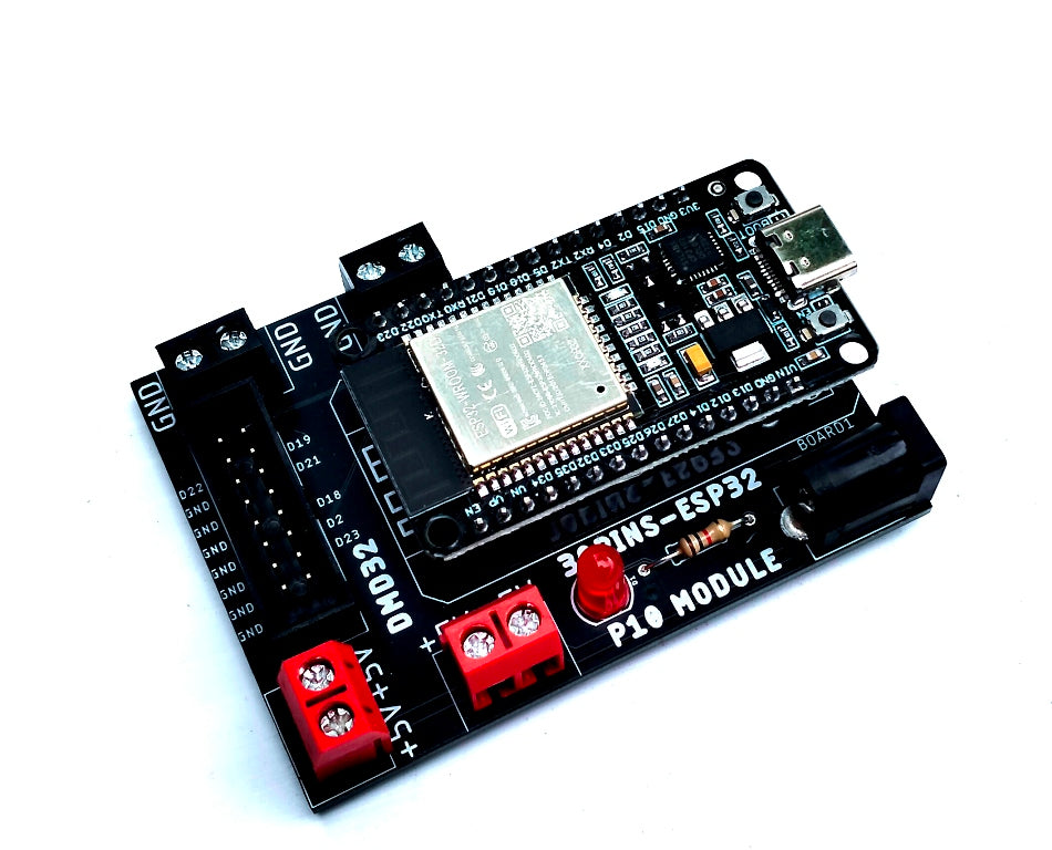 SCOREDUINO-ESP32 Modules For P3, P4, P5 and P10 Indoor RGB LED Matrix – BUILDCIRCUITS