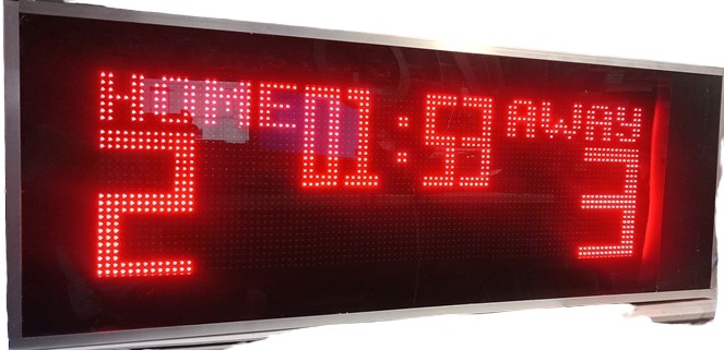 How to assemble single color 6 x dot matrix displays to build cricket ...