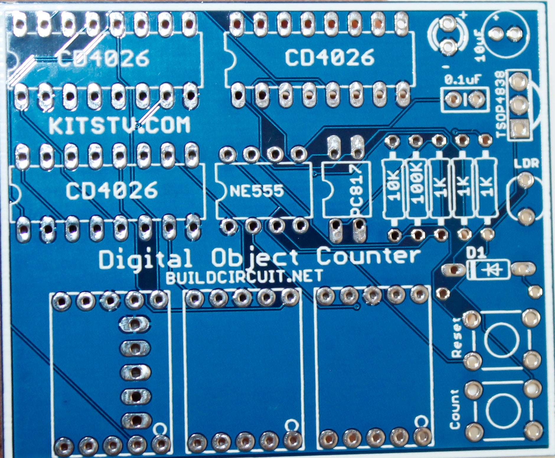 How to use the CD4026 single digit up counter module– BUILDCIRCUITS