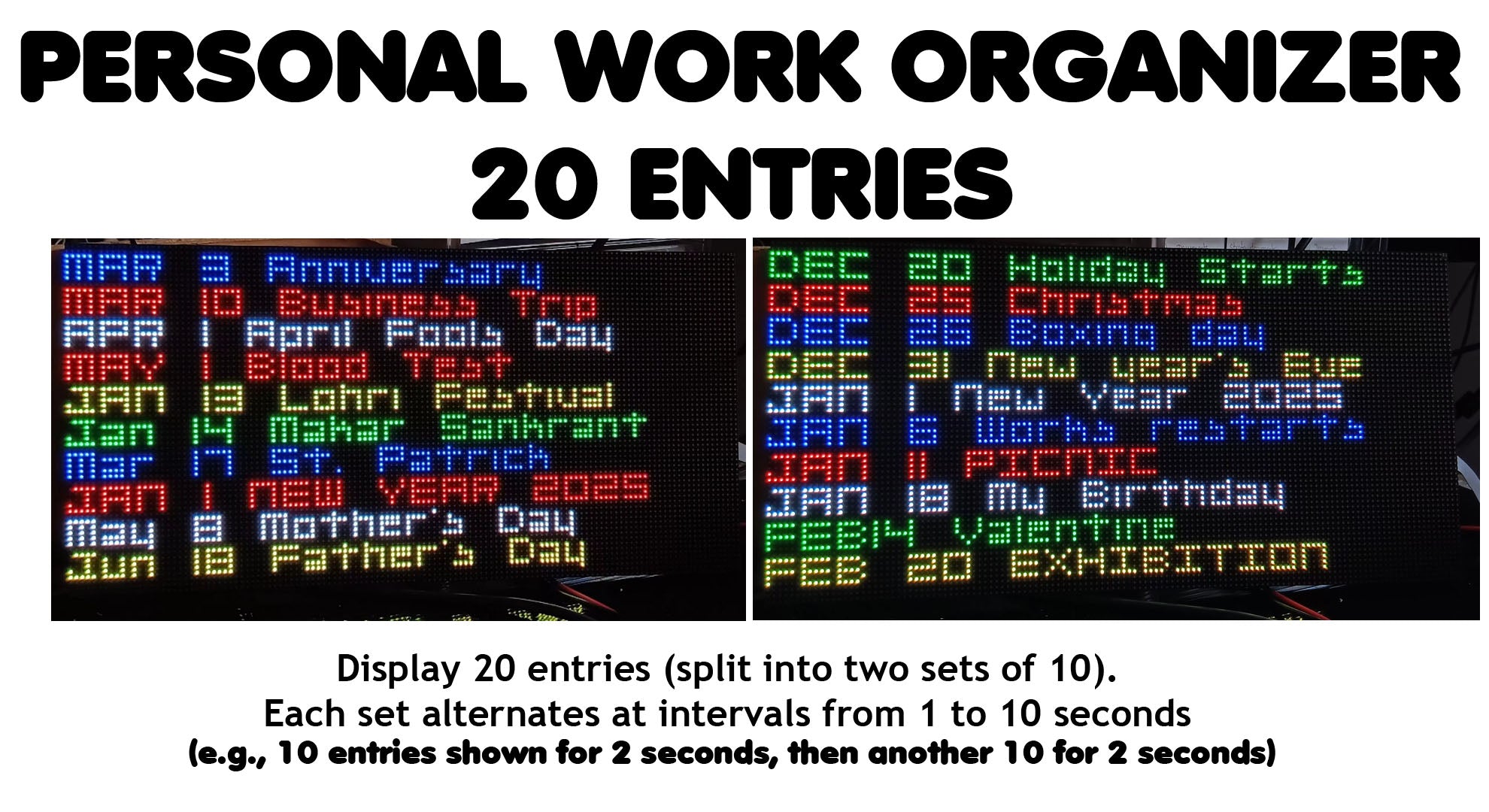 DIY ESP32-Powered RGB Digital Task Organizer – Personal Work List Mana ...