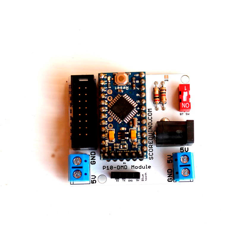 Clone Arduino Pro Mini based Scoreduino DMD P10 module for 27 types of– BUILDCIRCUITS