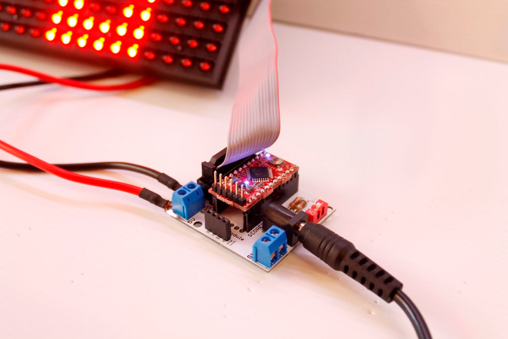 Clone Arduino Pro Mini based Scoreduino DMD P10 module for 27 types of– BUILDCIRCUITS