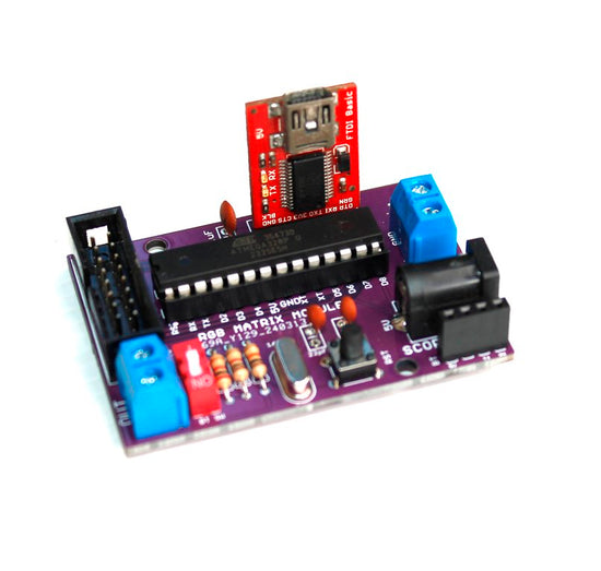 P10 and P6 RGB LED matrix display Controller Arduino based Scoreboard ...