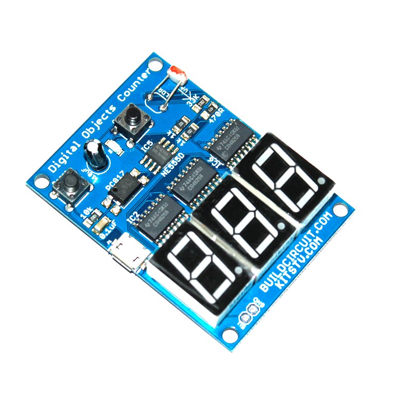 3 Digits Digital Objects Counter- SMD– BUILDCIRCUITS