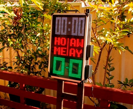 DIY Football Scoreboard: Triple-Color P10 Dot Matrix Displays for Indo ...