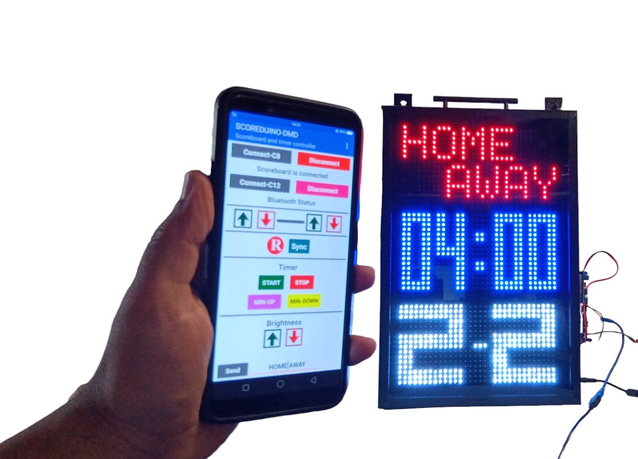 DIY Football Scoreboard: Triple-Color P10 Dot Matrix Displays for Indo ...