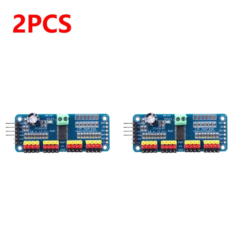 PCA9685PW 16-Channel 12-bit PWM/Servo Driver – I2C Interface– BUILDCIRCUITS