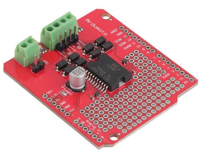 Ardumoto Arduino Motor Driver Shield Buildcircuits