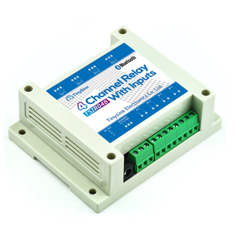 TSIR04B - 4 Channel Outputs- 4 optically Isolated Inputs Bluetooth Sma ...